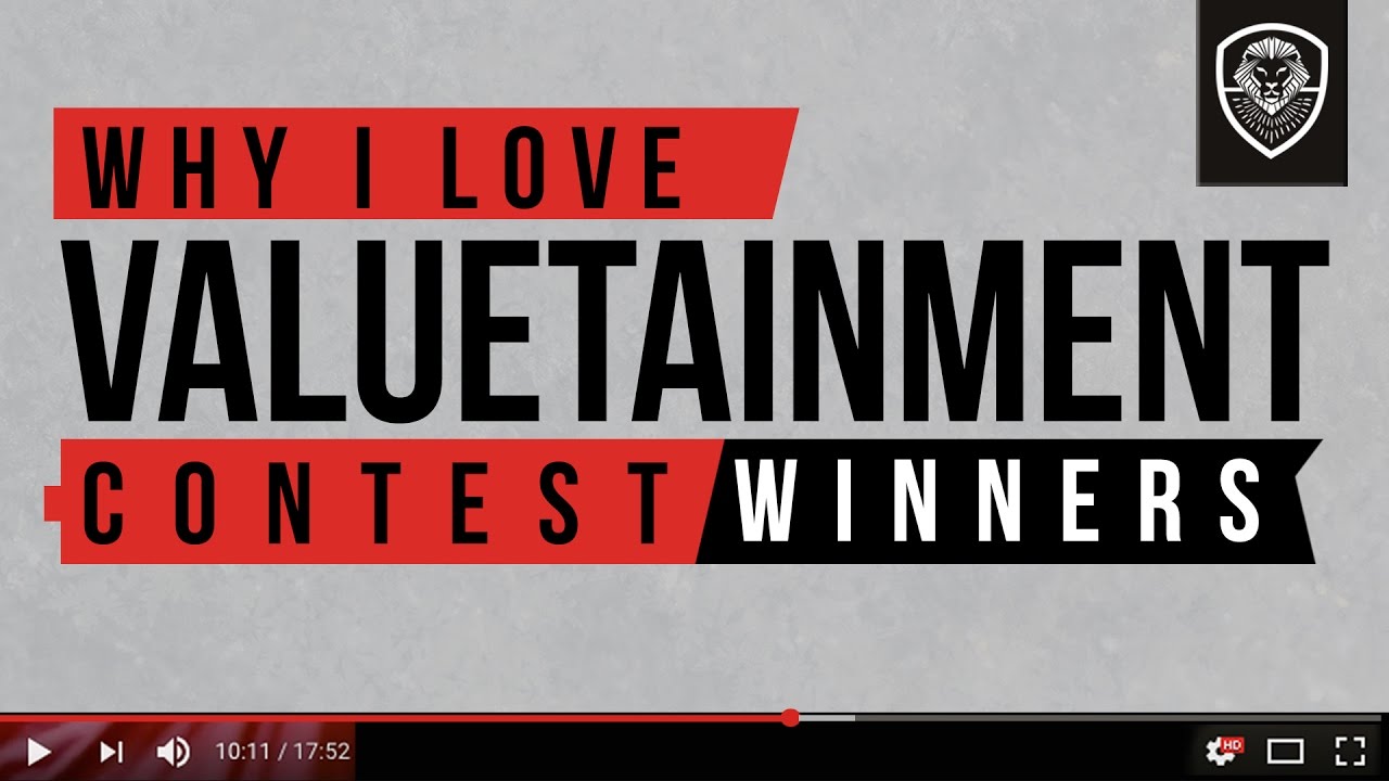 Why I Love Valuetainment- Winners Announced! - YouTube