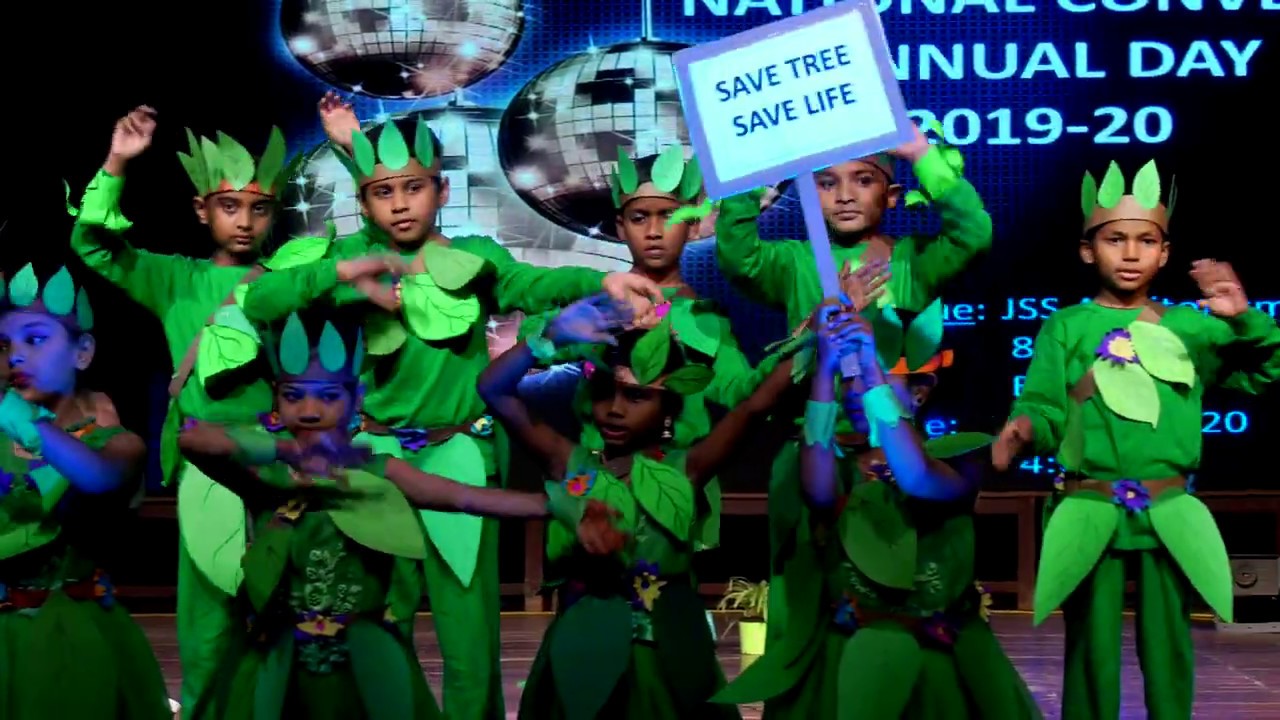 Save trees dance by 3rd standard students of National convent ...