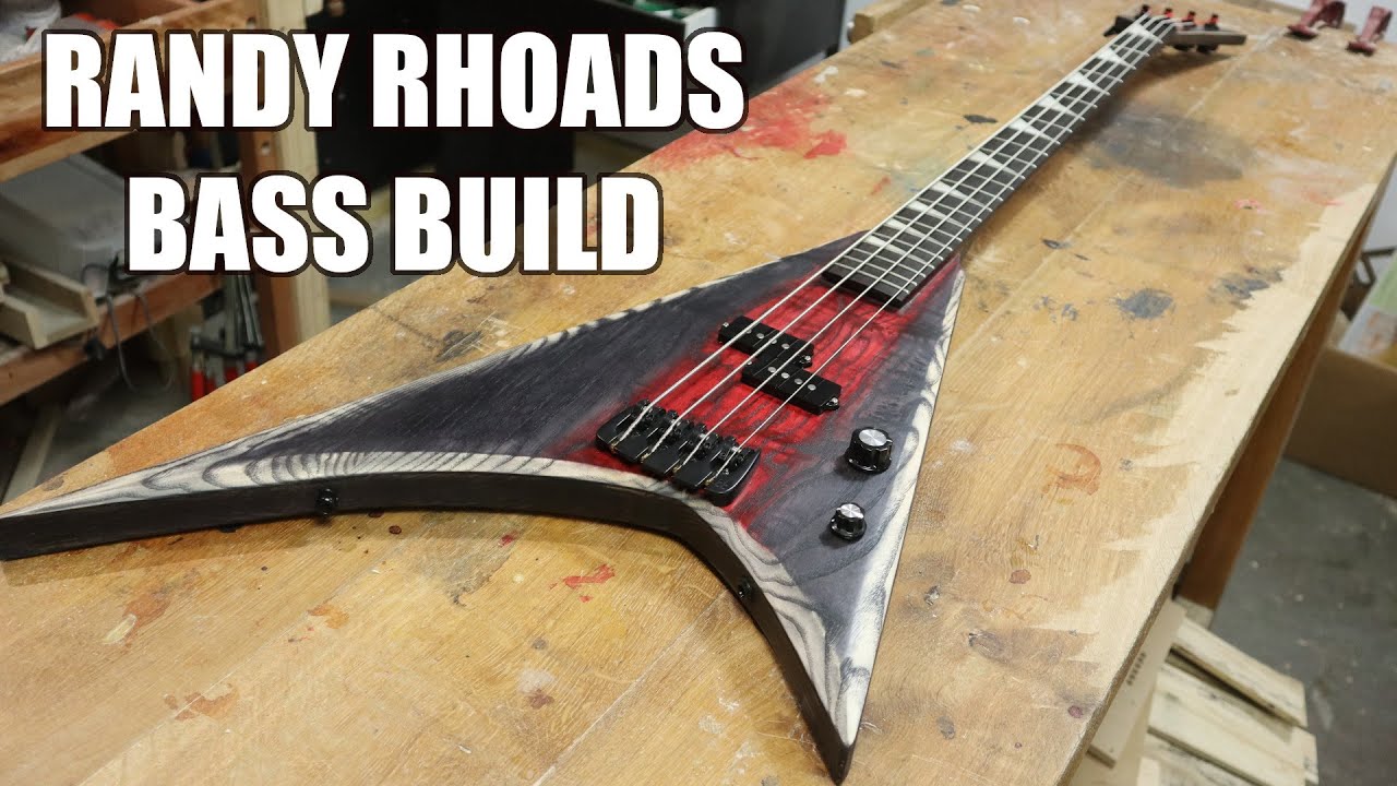 Randy Rhoads bass build using a Jackson neck - YouTube