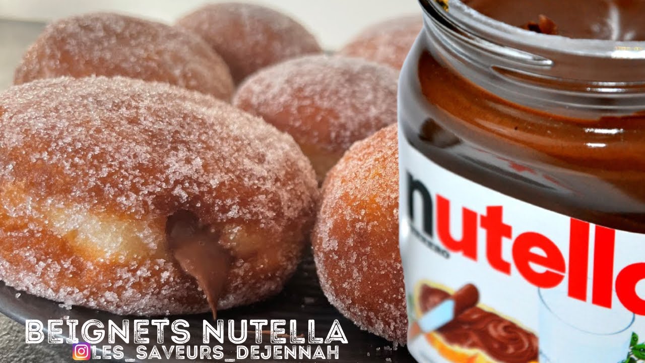 BEIGNETS AU NUTELLA RECETTE FACILE & RAPIDE - YouTube