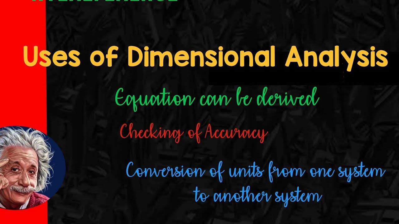 Uses of Dimensional Equations ‖ Dimensional Analysis - YouTube