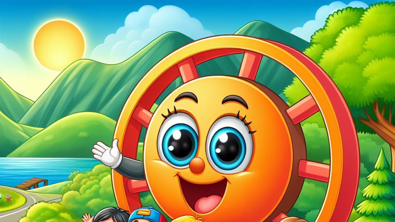 The smiling wheel shows us a beautiful landscape - Nursery Rhymes ...