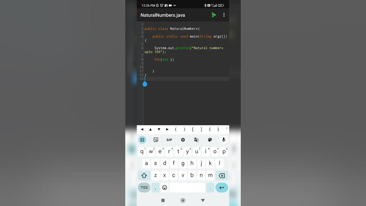 Natural numbers | | W.A.P to print a Natural numbers using java | Java programming - YouTube