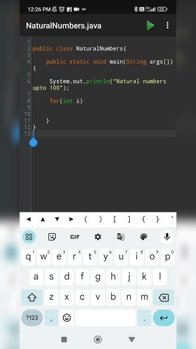 Natural numbers | | W.A.P to print a Natural numbers using java | Java programming - YouTube