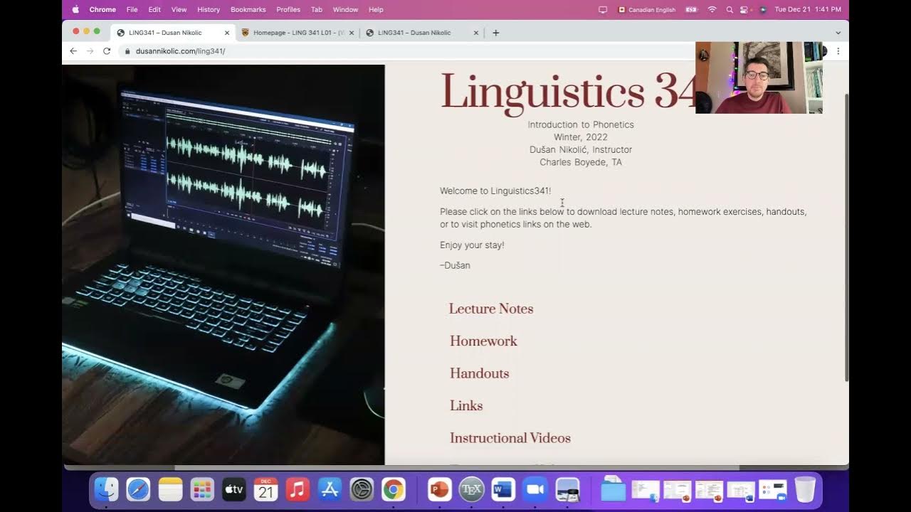 Linguistics 341 - Introduction to Phonetics - Course Outline - YouTube