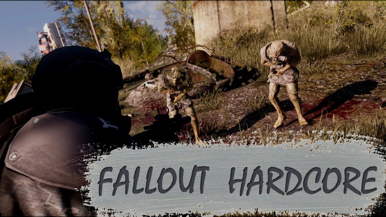 Escape From Fallout --- Хардкорная зомби-сборка Fallout 4 - YouTube