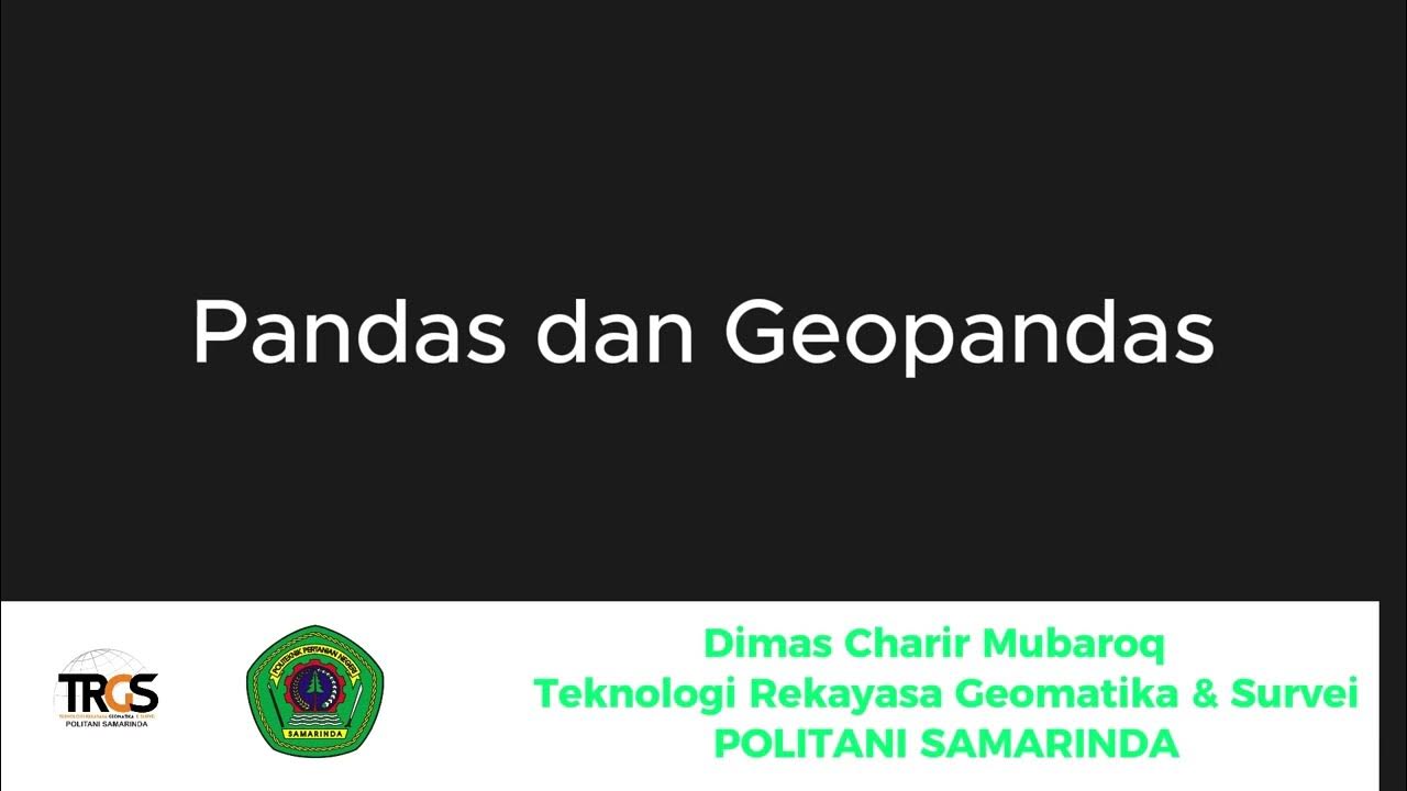Pandas Dan Geopandas - YouTube