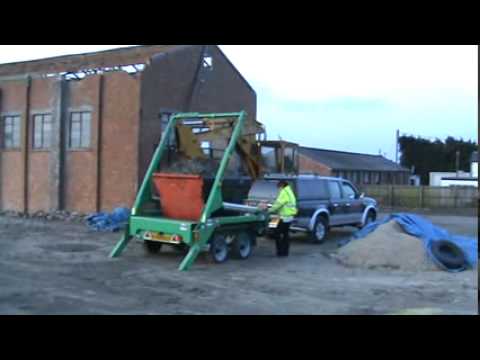 Webb EXTRAREACH Mini Skip Trailer.avi - YouTube