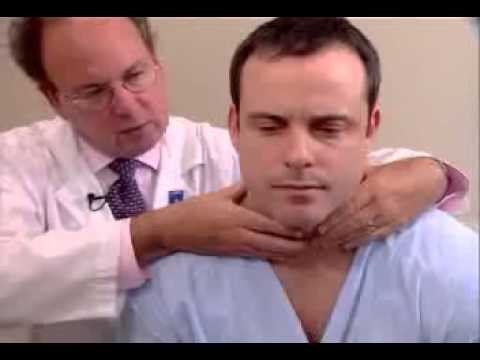 Neck Examination  Video  on male patient