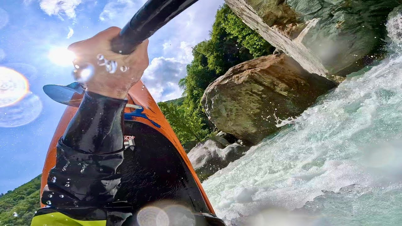 GoPro Kayaking RAW: Soana, upper to lower classic, Italy - YouTube