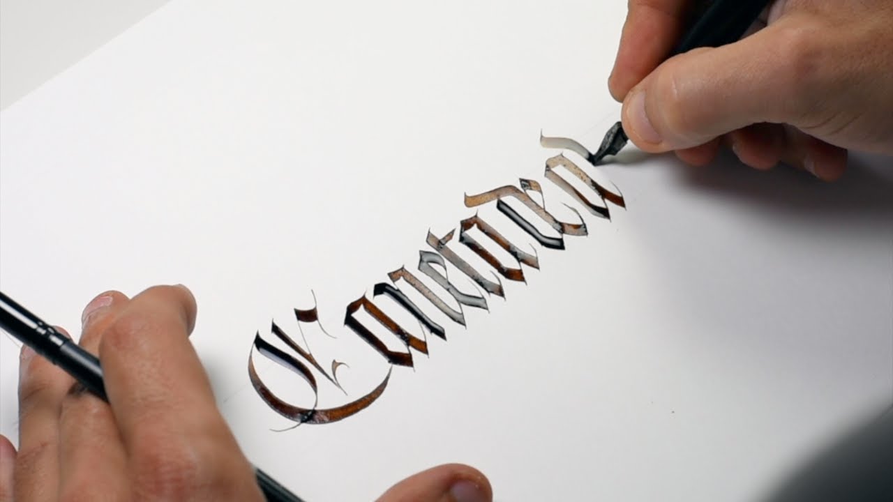 Writing Modern Calligraphy with a Dip Pen | We Are Calligraphy Episode ...