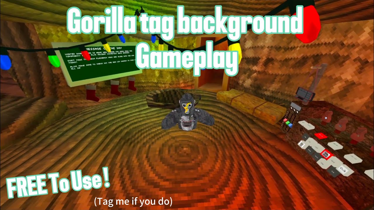 Free gorilla tag background gameplay !!! (Tag me if you use) - YouTube