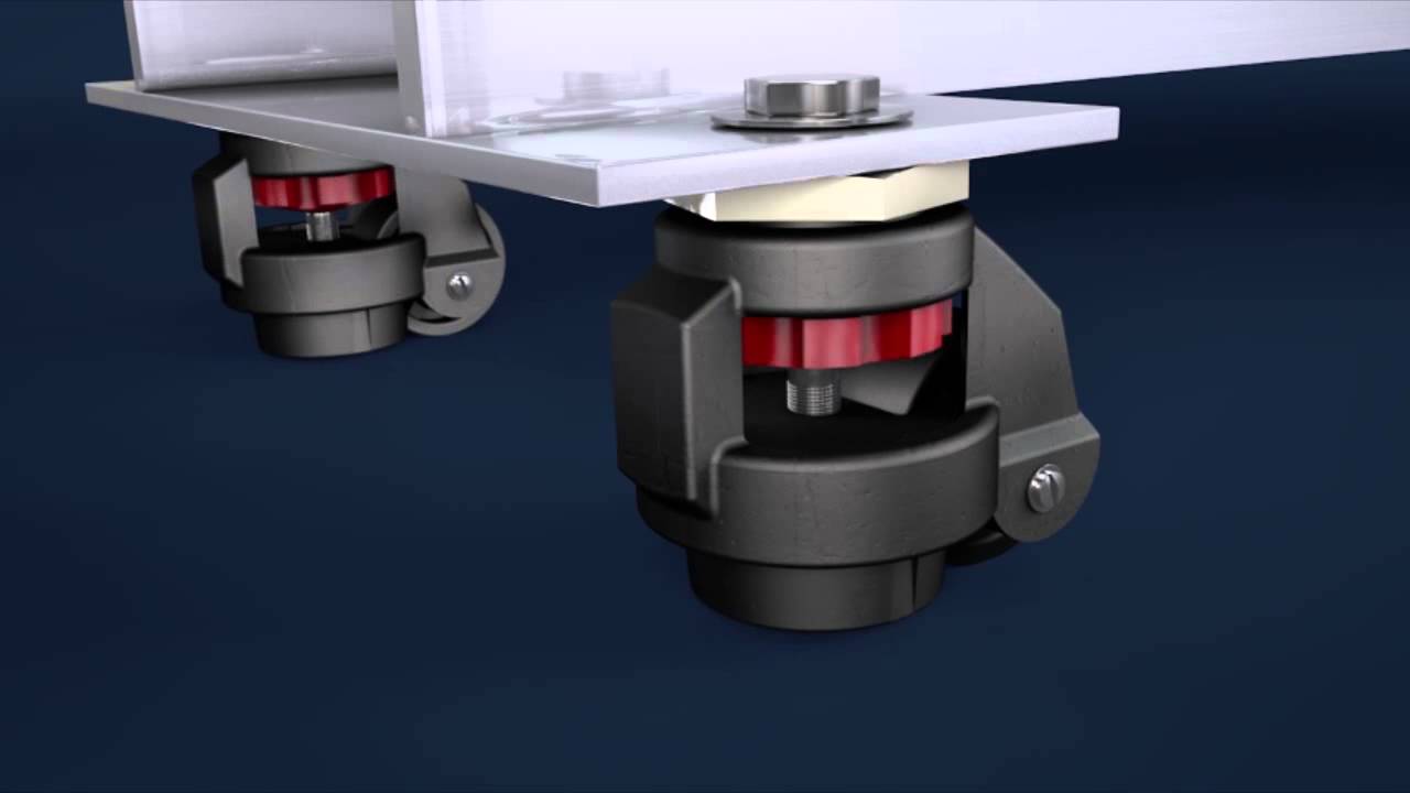Adjustable Levelling Castors - How do they work? - YouTube