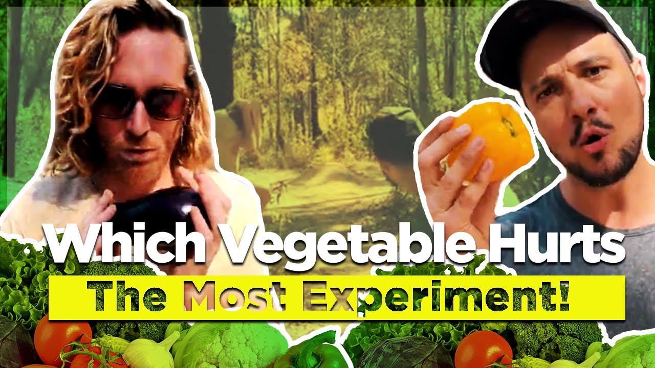 Which Vegetable Hurts The Most Experiment! - YouTube