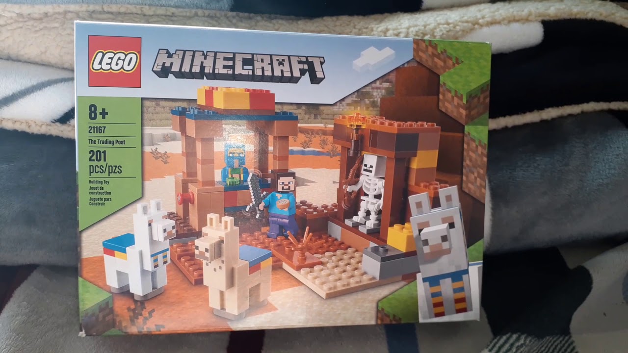 Building minecraft lego trading post new!!! - YouTube