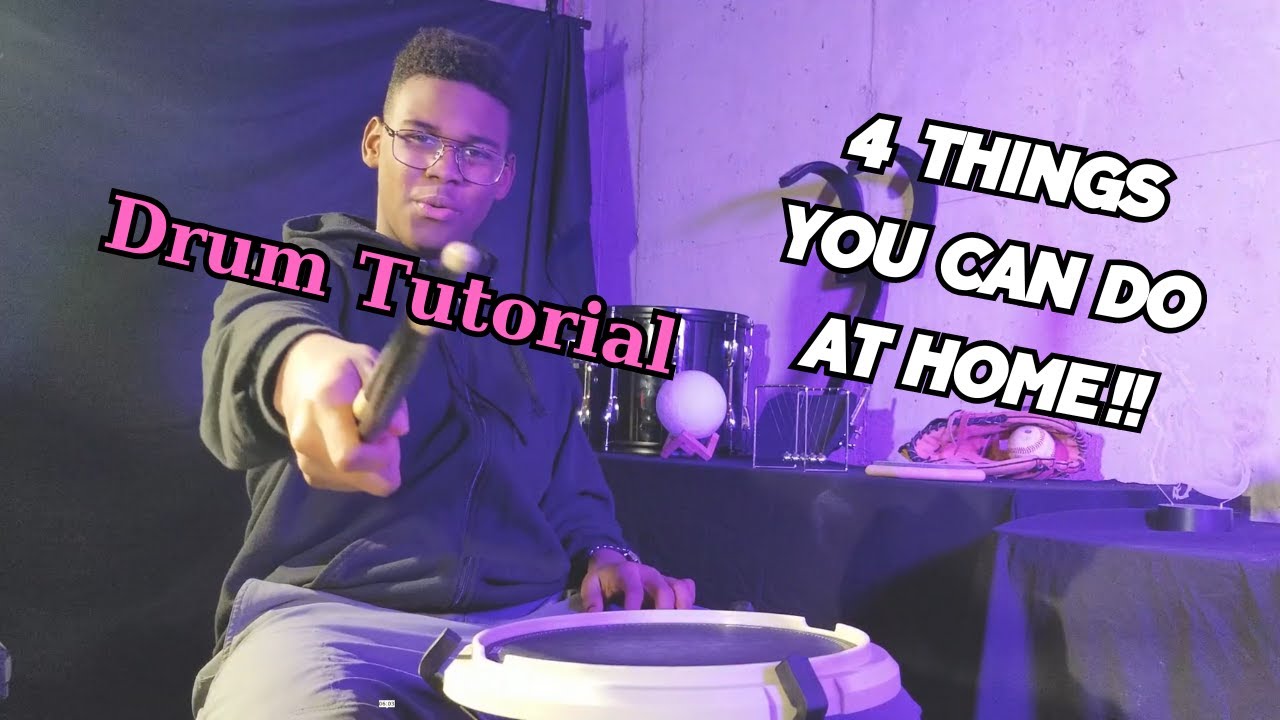 4 THINGS You Can Do To Practice Drumming Without A Drum Set - YouTube