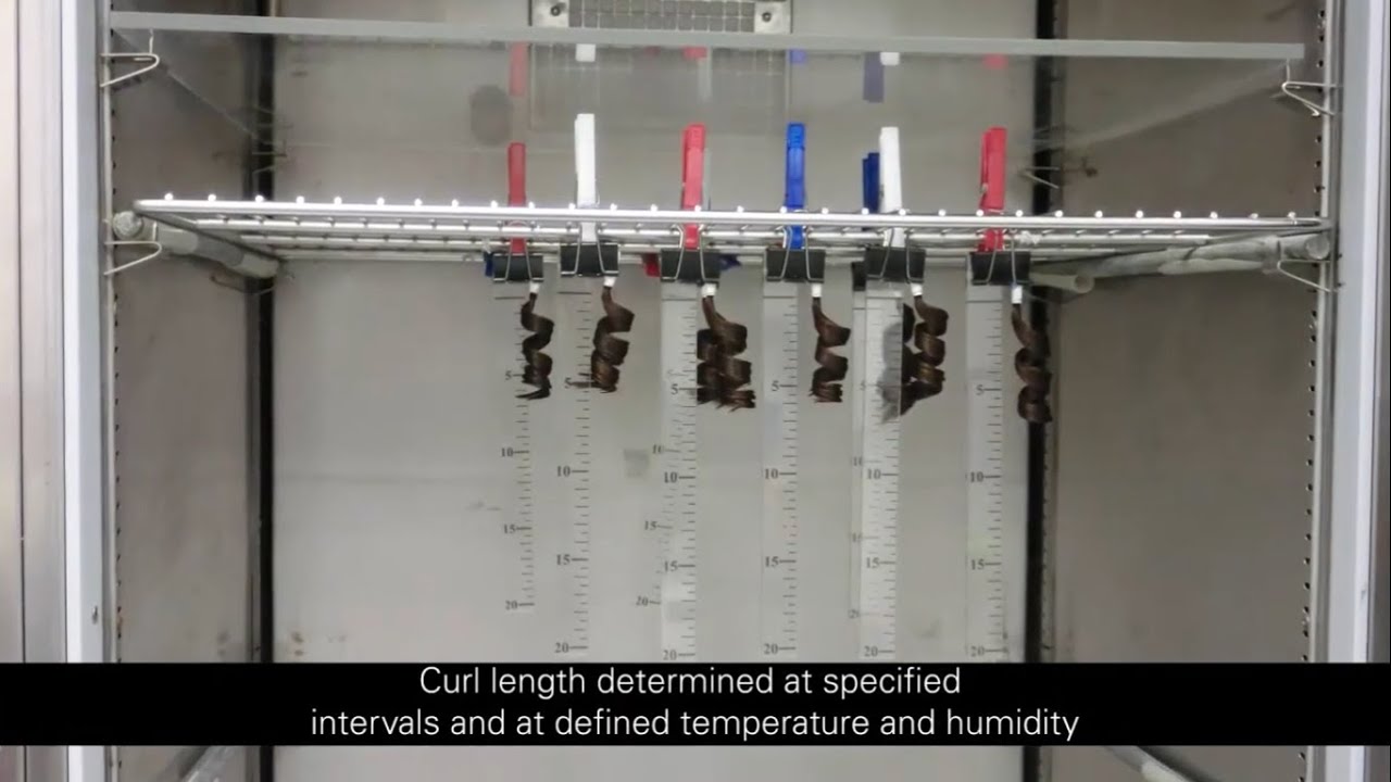 SGS Hair Care Curl Retention Testing - YouTube