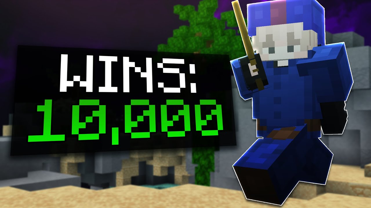Hitting 10,000 Wins In Hypixel Bedwars... - YouTube