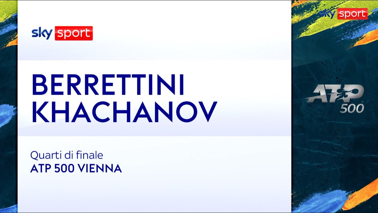 Khachanov-Berrettini 6-1, 6-4: gli highlights | ATP 500 Vienna - YouTube