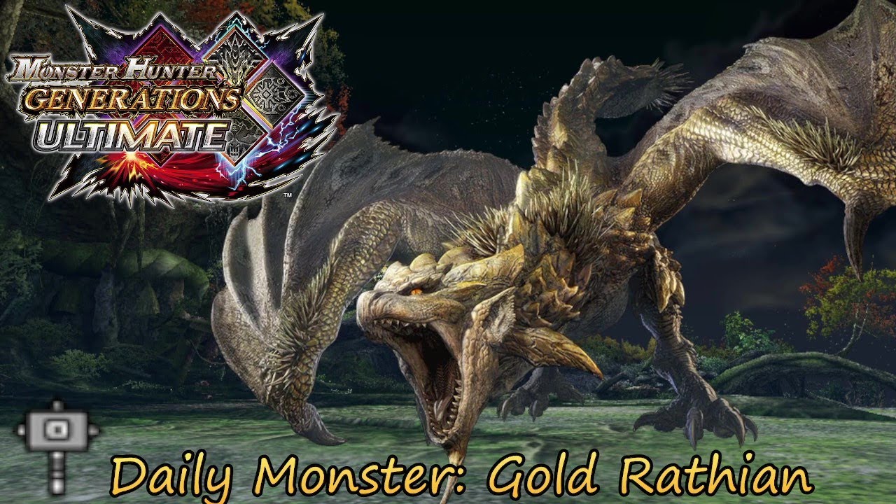 Daily Hunt #271 - Gold Rathian (MH Generations Ultimate) - YouTube