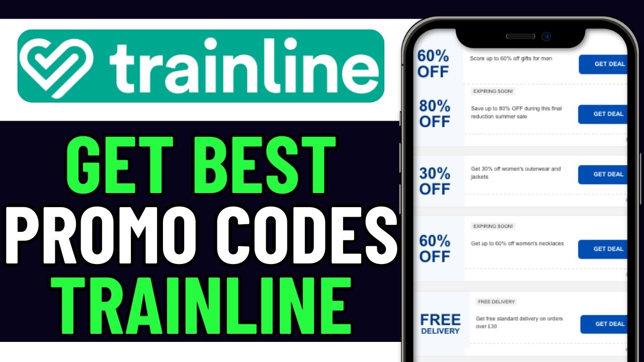 HOW TO FIND BEST TRAINLINE DISCOUNT CODE | TRAINLINE PROMO CODE (2024 ...