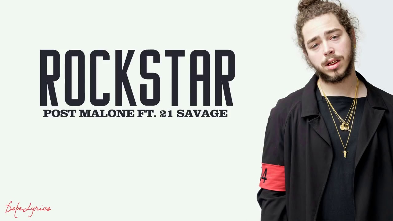 POST MALONE - Rockstar (lyrics) - YouTube