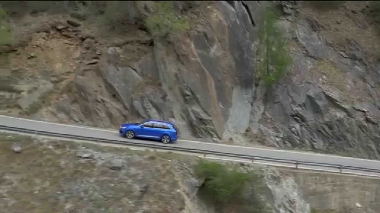 Audi Q7 Driving Trailer in the Alps | AutoMotoTV - YouTube
