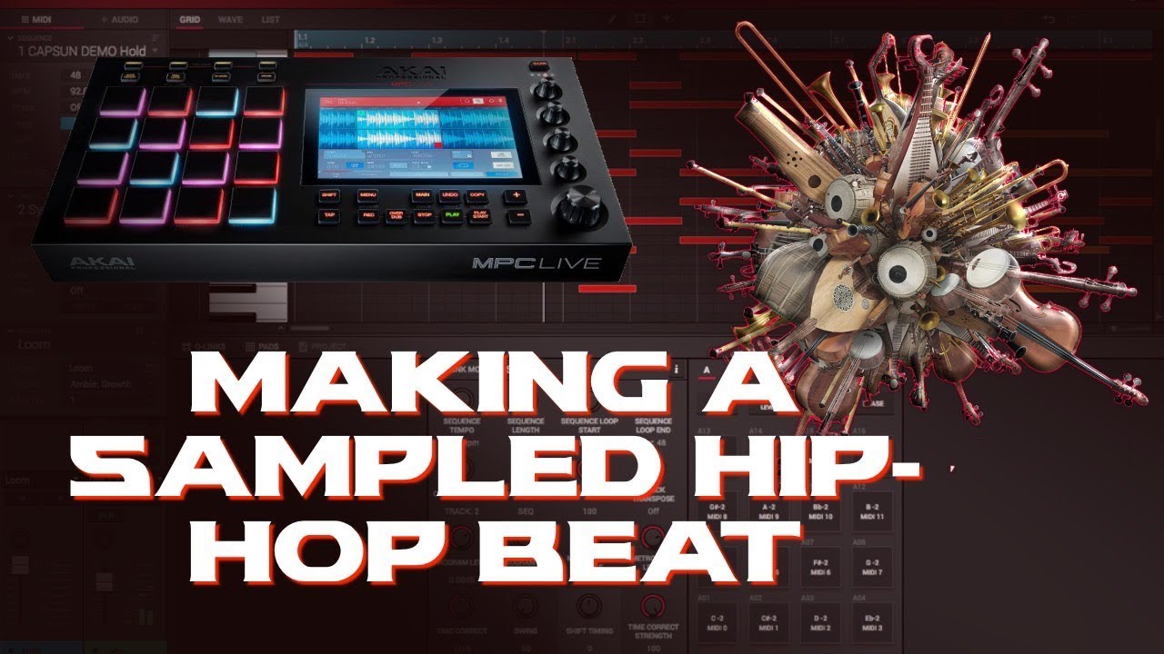 Sampled Hip-Hop Beat Making Akai MPC 2.2.0 | MPC Live | Project Files ...
