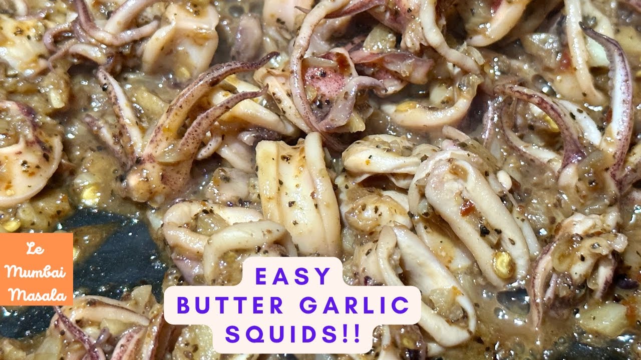 Make this Easy and Quick Butter Garlic Squids once and you will wanna ...