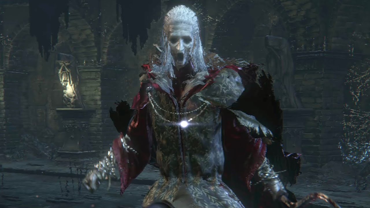 Bloodborne - Pthumerian Descendant Boss Fight 4K - YouTube