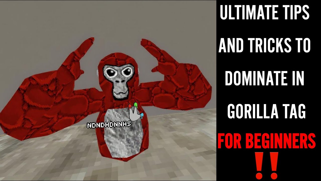 THE BEST TIPS AND TRICKS TO DOMINATE THE FOREST IN GORILLA TAG PT.1 ...