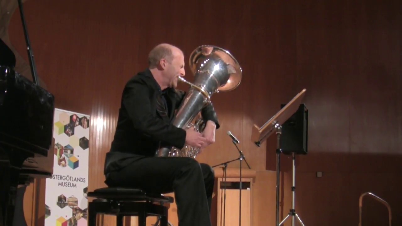 Bach flute sonata, Movement 1 tuba solo - YouTube