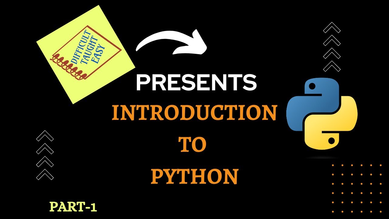 What Is Python Introduction To Python Part 1 Youtube 5015