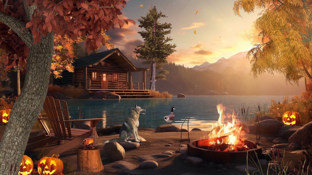 Enchanting Autumn Forests with Beautiful Piano Music🍁4K Autumn ...