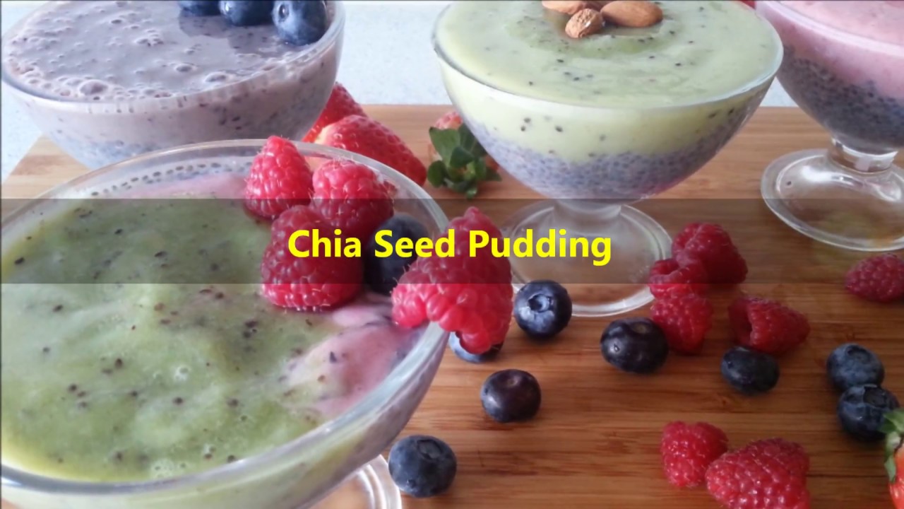 Chia Seed Pudding Recipe - 3 Easy & Healthy Breakfast Idea - YouTube