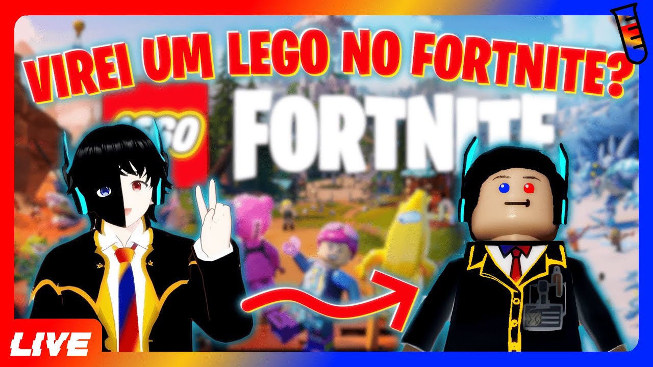 ISSO É A JUNÇÃO DE LEGO, MINECRAFT E FORTNITE!!! LEGO FORTNITE!! - YouTube