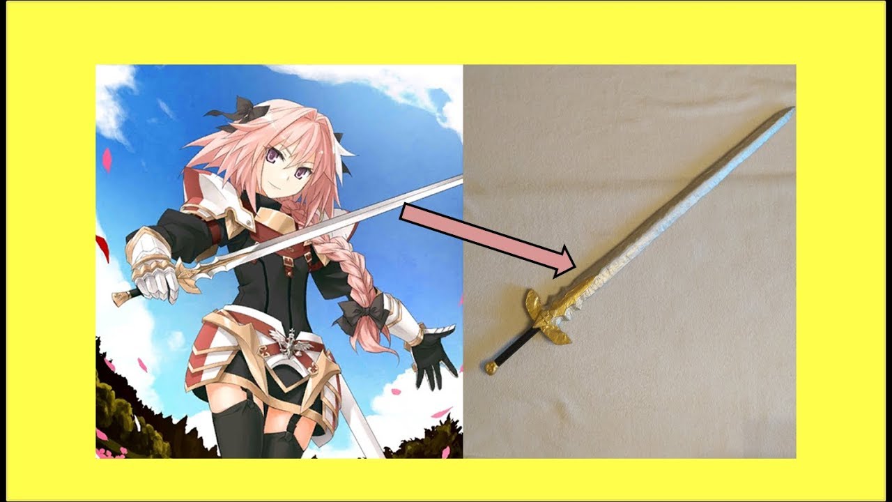 Cosplay Bastelstunde - Ich bastle meine erste Cosplaywaffe - Schwert ...