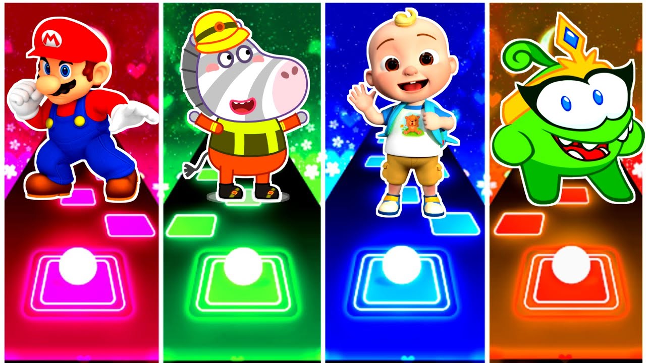 Super Mario 🆚 Wolfoo 🆚Cocomelon 🆚 Om nom.Who Will Win? ️ ️ - YouTube