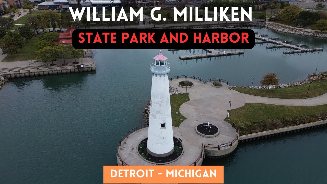 William G. Milliken State Park & Harbor | Lighthouse DJI MINI 3 4K ...