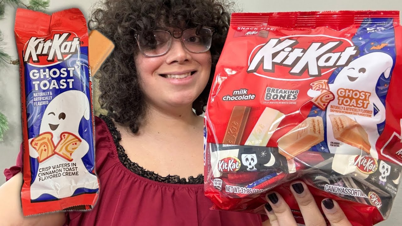 Kit Kat Ghost Toast Taste Test - YouTube