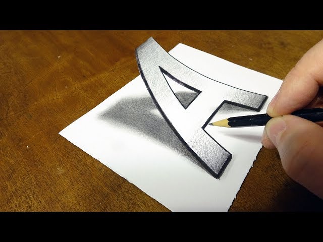 How To Draw 3d Art On Paper With Pencil