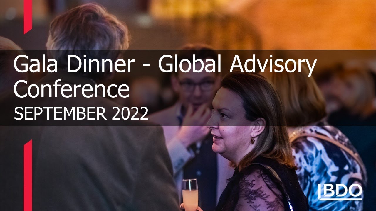 Gala Dinner BDO Global Advisory Conference 2022 - YouTube