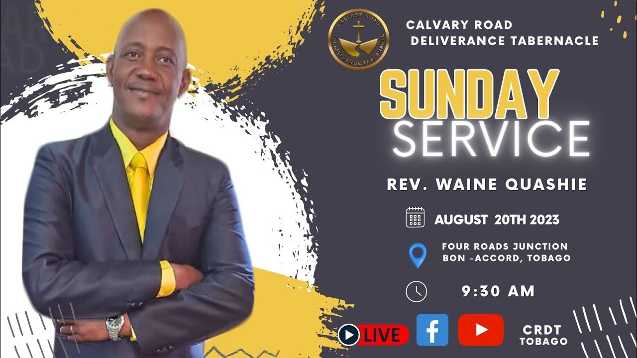 CRDT Sunday Worship Service with Rev. Waine Quashie - YouTube