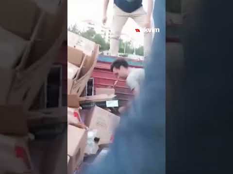 Karabük'te hakkında hapis cezası bulunan bir şüpheli kamyonun kasasında gizlenirken yakalandı