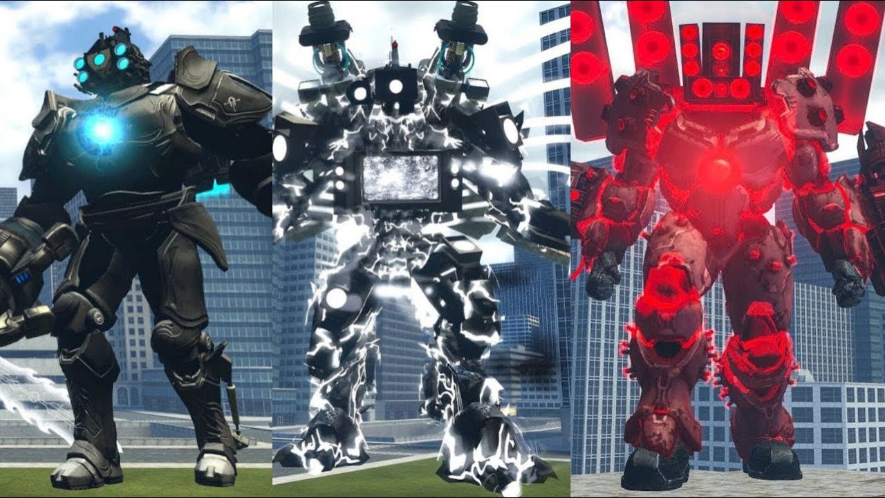 FUTURE CAMERAMAN, TRI TITAN UPGRADE WHITE AND FUTURE SPEAKERMAN - GARRY ...