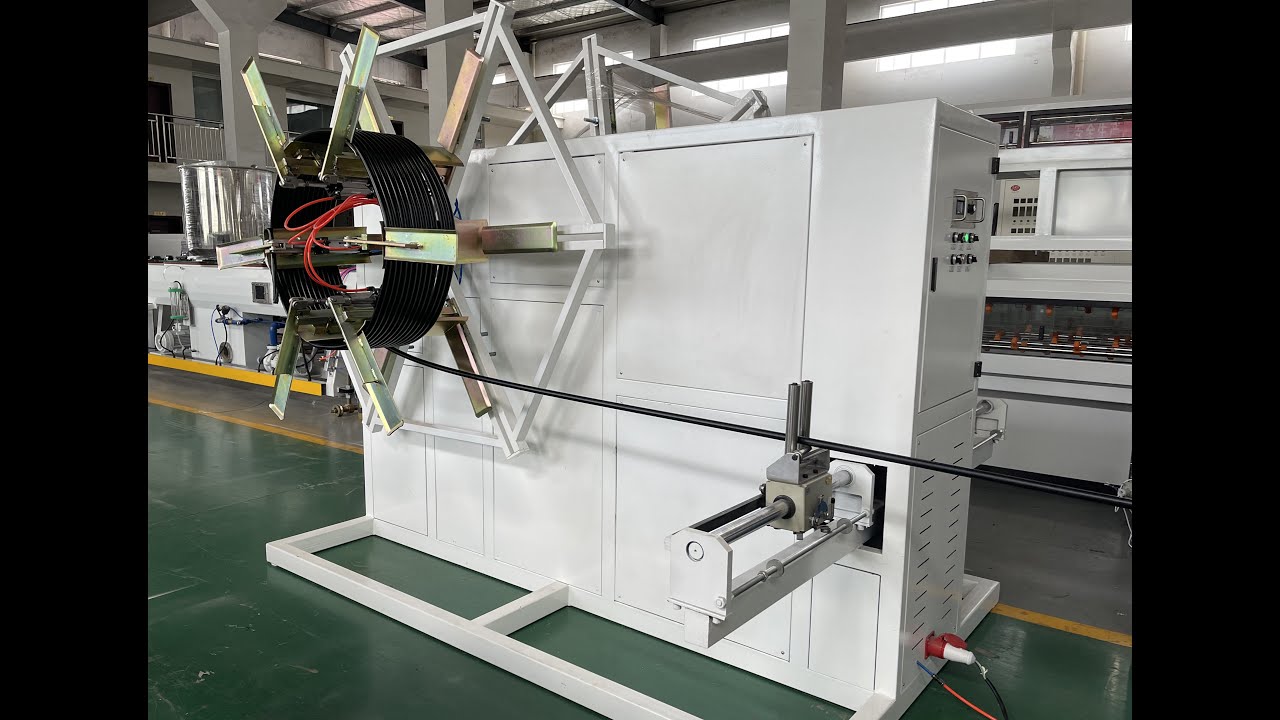 16 -10mm pe pipe machine - YouTube