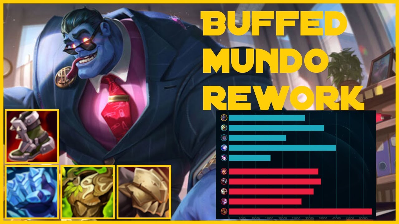 mundo rework buff is nuts.dr mundo vs garen - League of legends - YouTube