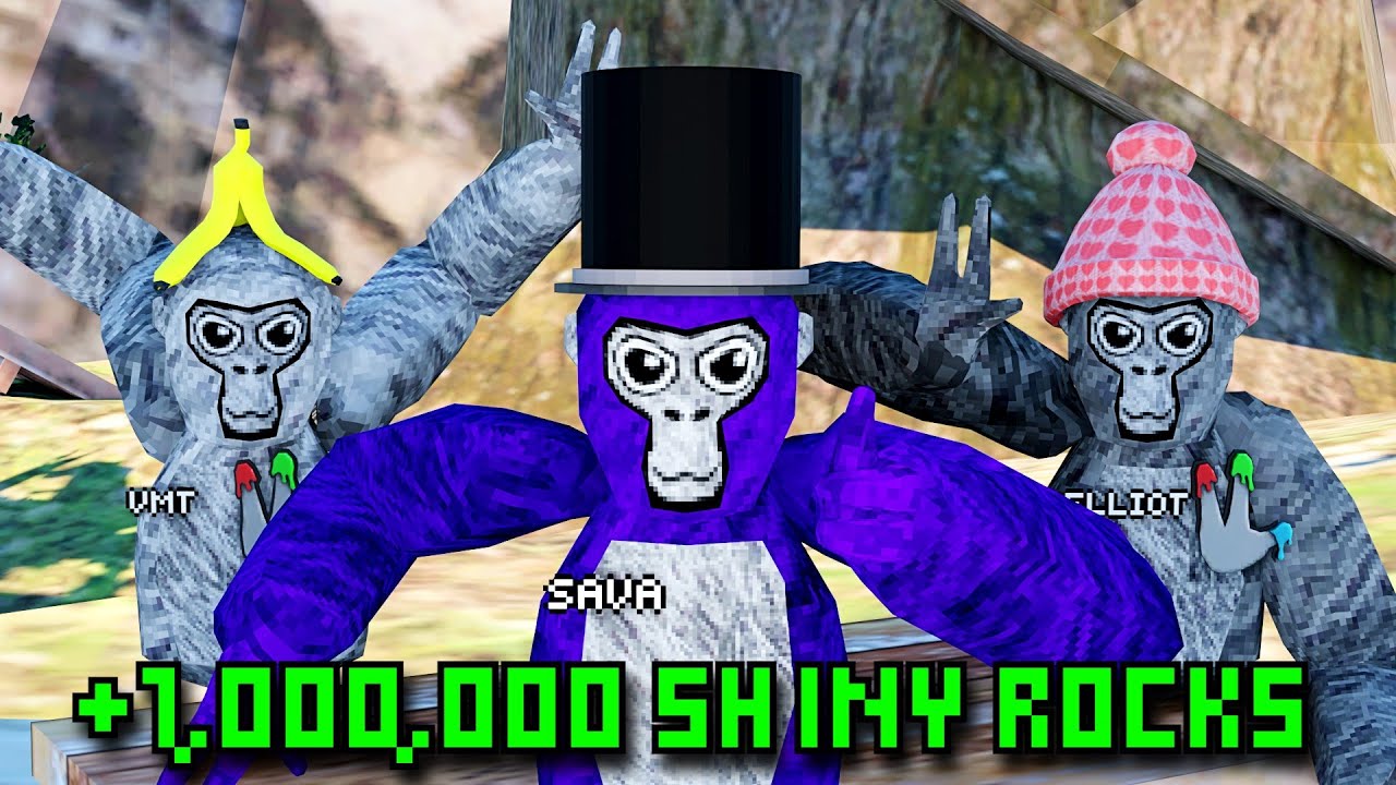 $1,000,000 SHINY ROCK TALENT SHOW in Gorilla Tag With @elliotVR and ...