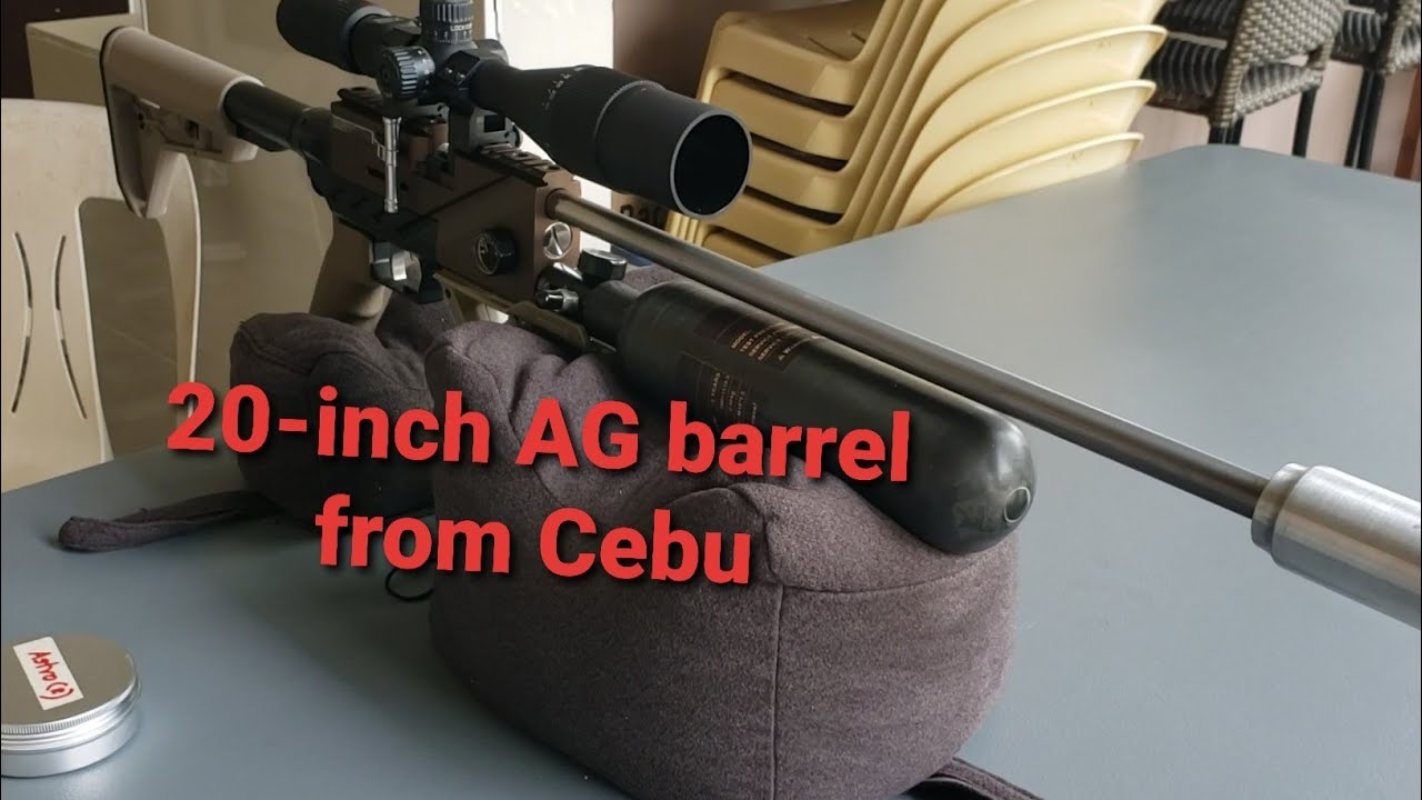 Testing 12-groove AC Cebu barrel with Astro, JSB n Meteor - YouTube