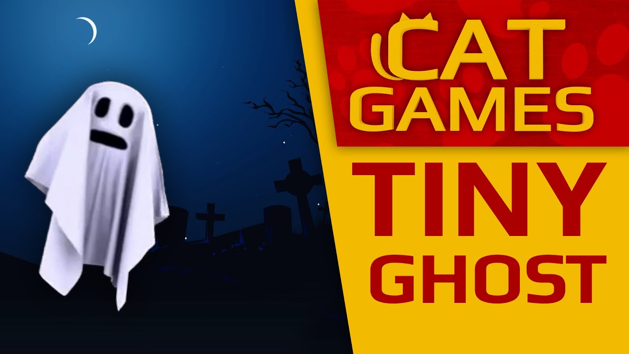 👻 CAT GAMES - Tiny Ghost (Halloween for Cats) 1 Hour 4K - YouTube